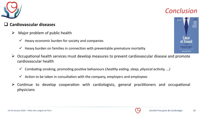 Rôle du médecin du travail dans la prévention cardio-vasculaire ...