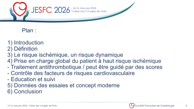 Un patient à haut risque ischémique - | Cardio-online